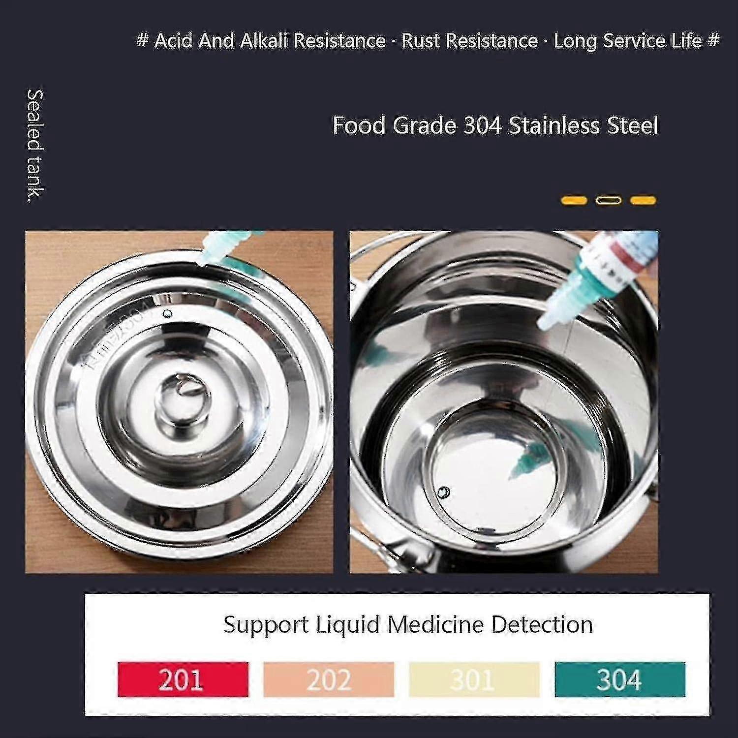 Stainless Steel Milk Can, 5l With Spigot Zy zxin | Fruugo UK