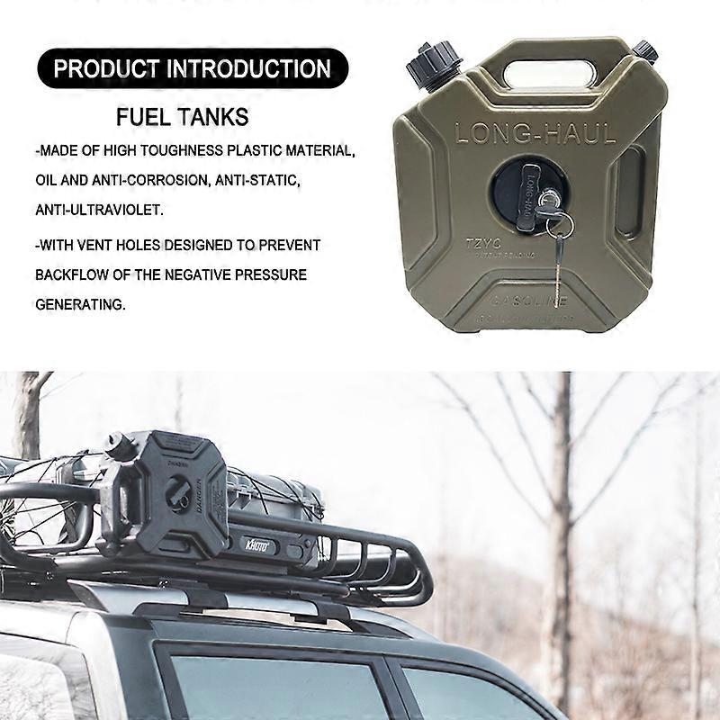 3l 5l Fuel Tank Petrol Cans Petrol Diesel Storage Gas Tank With Lock ...