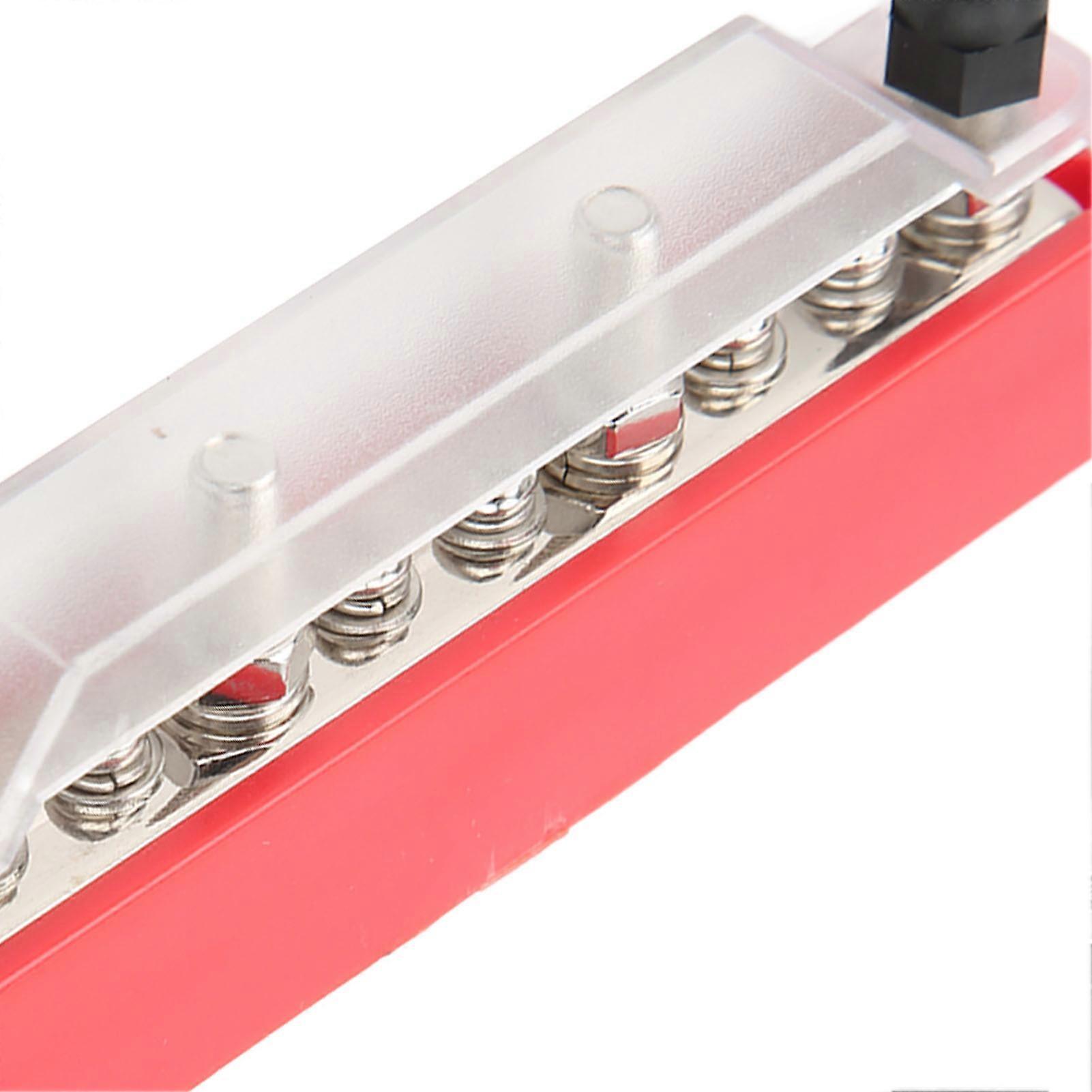 48V 150A 4 Post Power Distribution Block 10 Way Bus Bar with Cover for ...