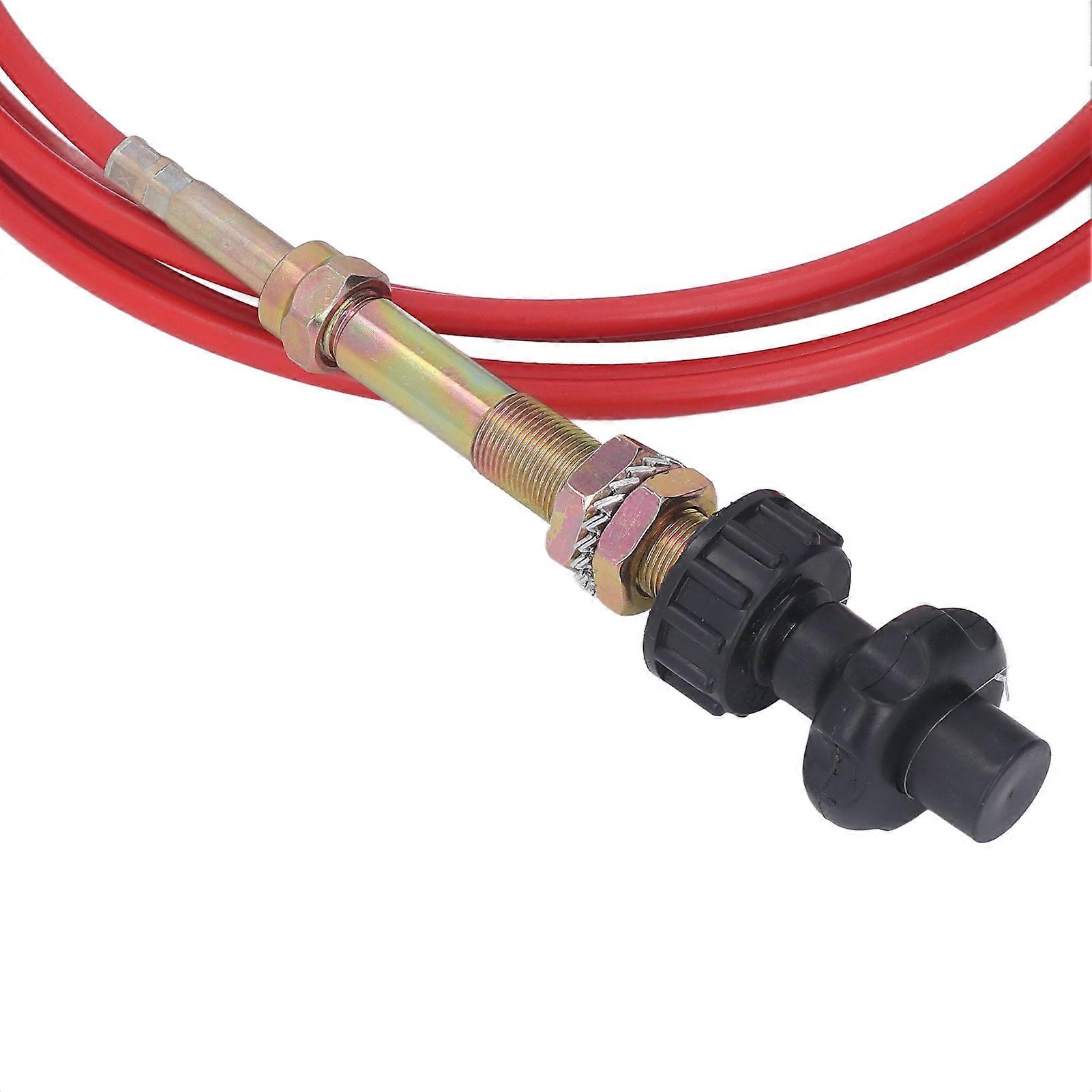 Manual Throttle Motor Control Cable PU Sheath Stainless Steel Low Fuel ...