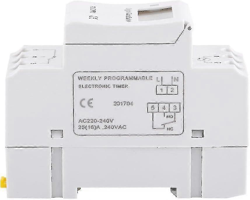 Digital Timer Lcd Display Weekly Programmable Electronic Relay Time Switch 15a 220v Fruugo Uk