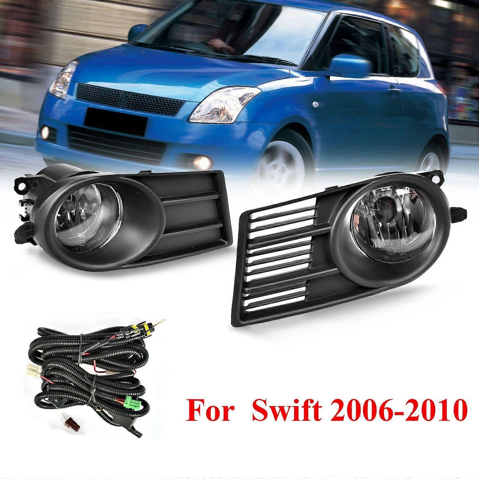 Front Bumper Fog Lights Fog Lamp Cover with Bulb H11 Switch Wire Bezel ...