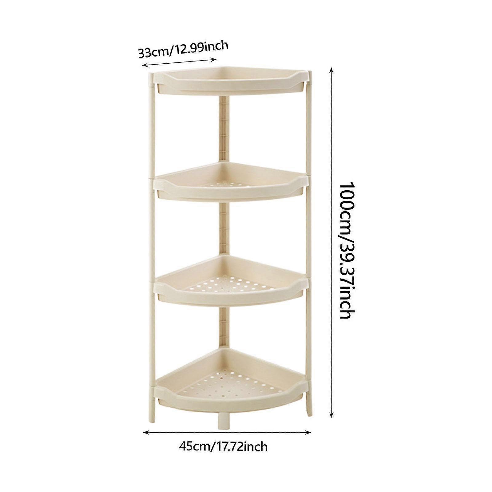 Corner Shelf Display Rack Multipurpose Floor Shelf for Bathroom Home ...