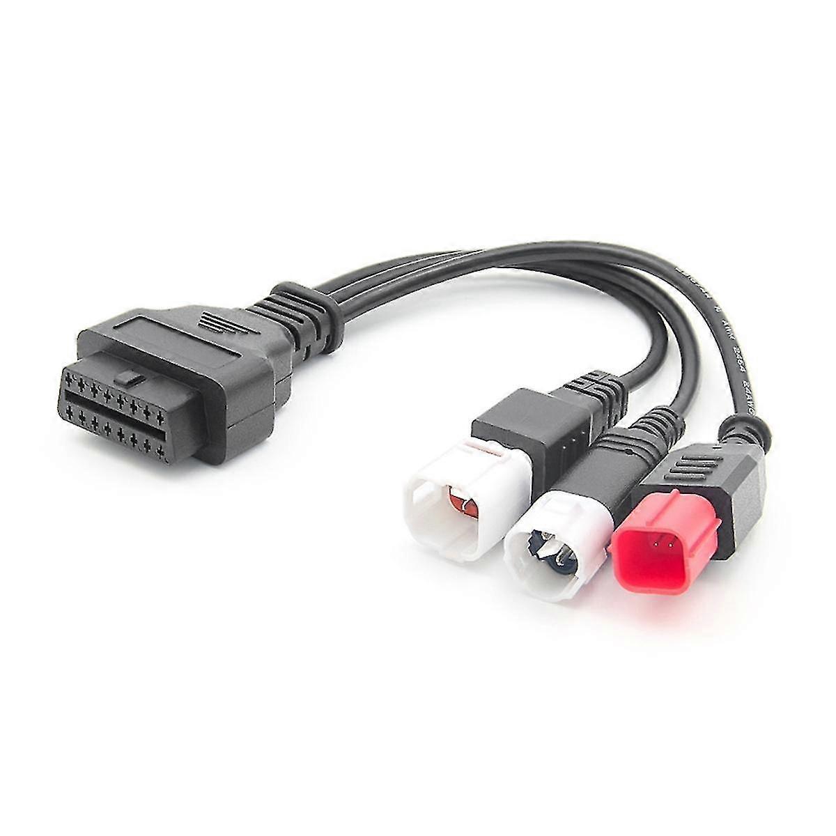 Obd2 Diagnostic Cable For Kline Euro5 Motorcycle 16 Pin To 3pin 4pin ...