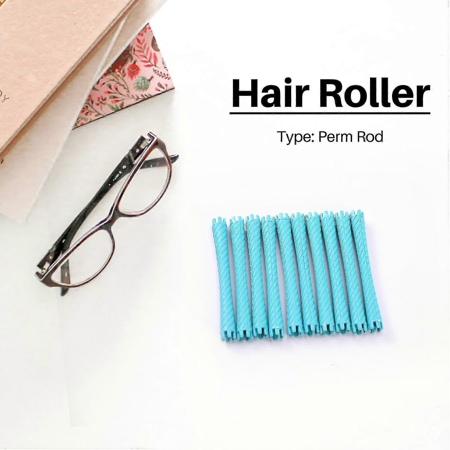 100pcs/set 10 Sizes Hair Perm Rods Kit Cold Permanent Bar Plastic ...