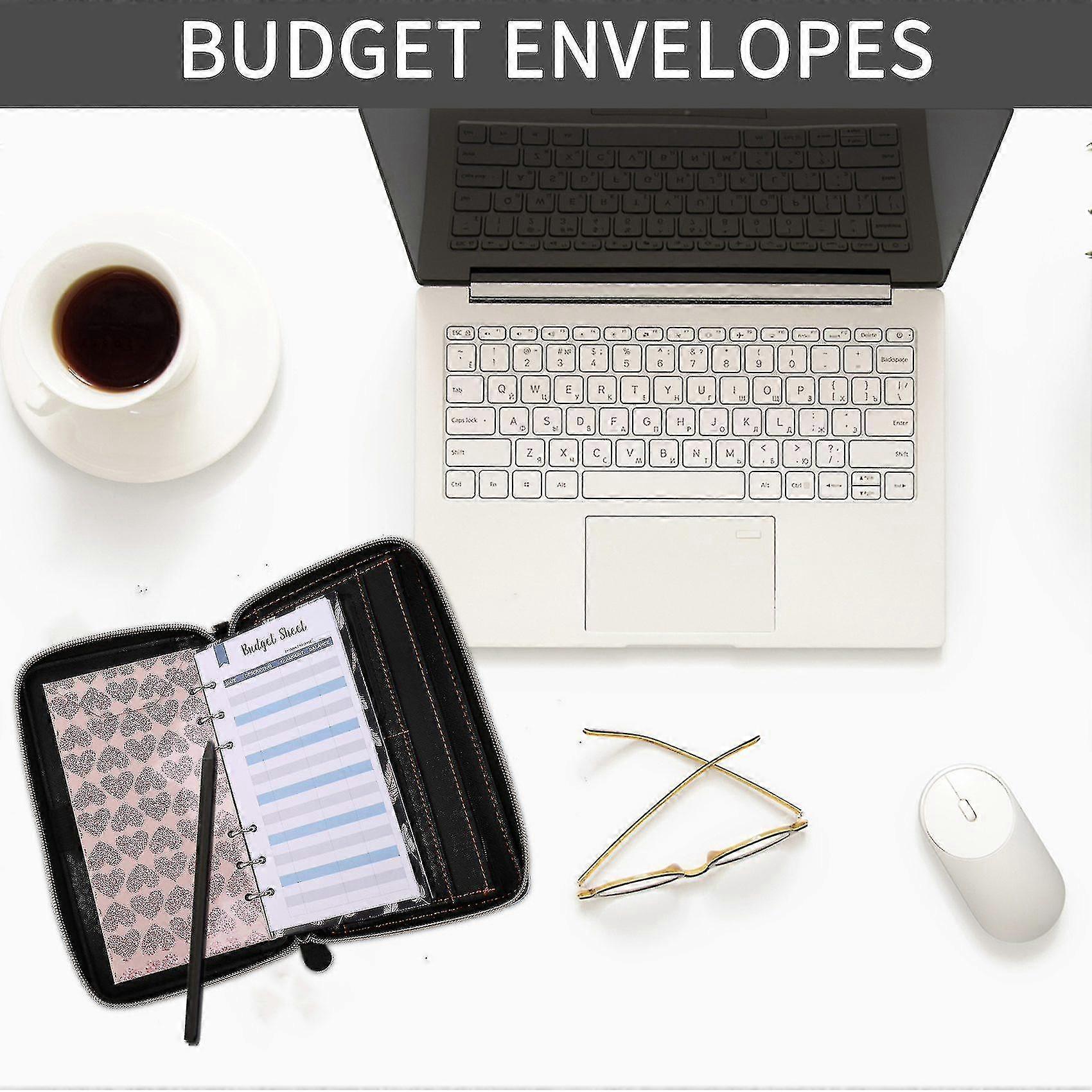 Organizer Wallet,with Envelopes & Budget Sheets,compact Budget Planner ...