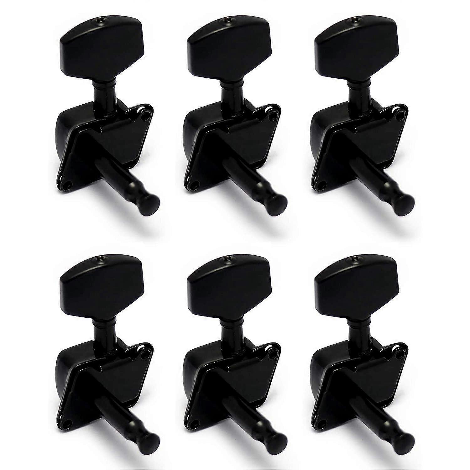 6Pcs String Tuning Pegs Machine Heads Tuners Electric Acoustic Guitar ...