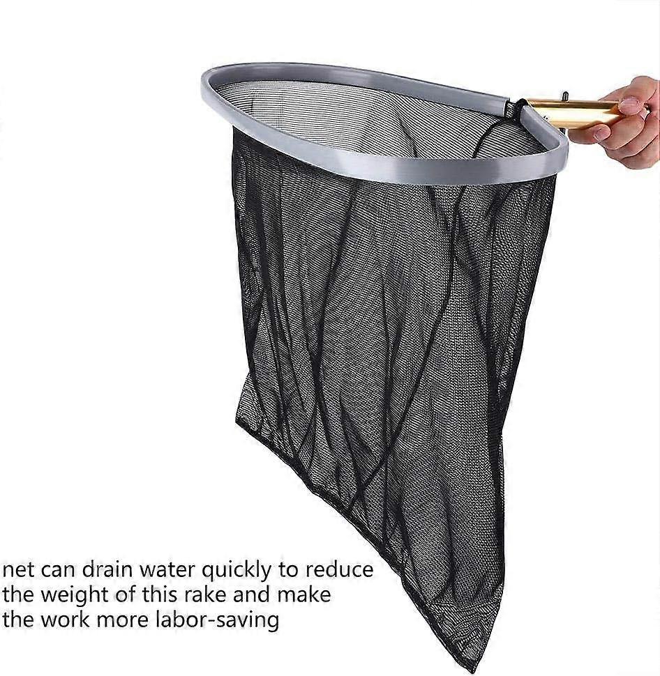 Leaf Net Rake, Heavy Duty Swimming Pool Filter Net Skimmer Pool Leaf ...