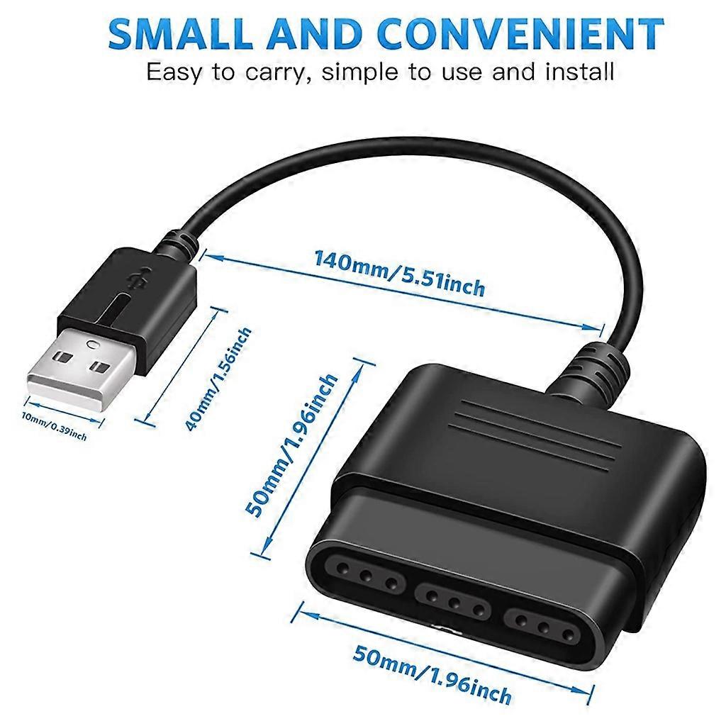 Upgraded PS1 PS2 Dual-Shock Gamepad to PS3 PC Game Games Controller Adapter | Fruugo UK