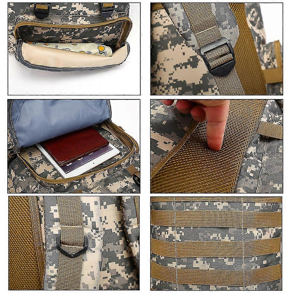 80l Military Tactical Backpack Army Bag Molle System Backpacks Outdoor ...