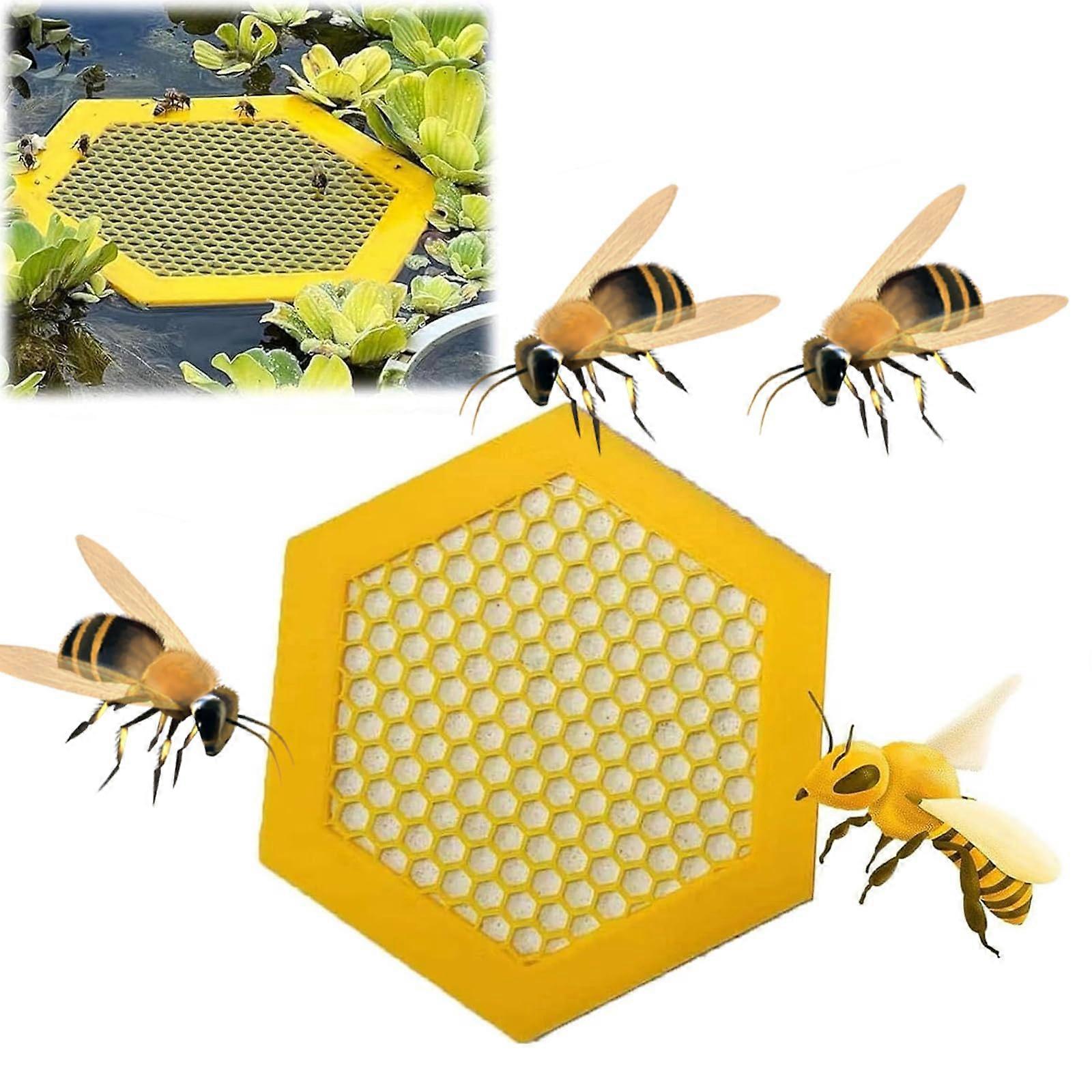 3D Printed Floating Bee Island Waterer,Bee Watering Cups for Garden ...