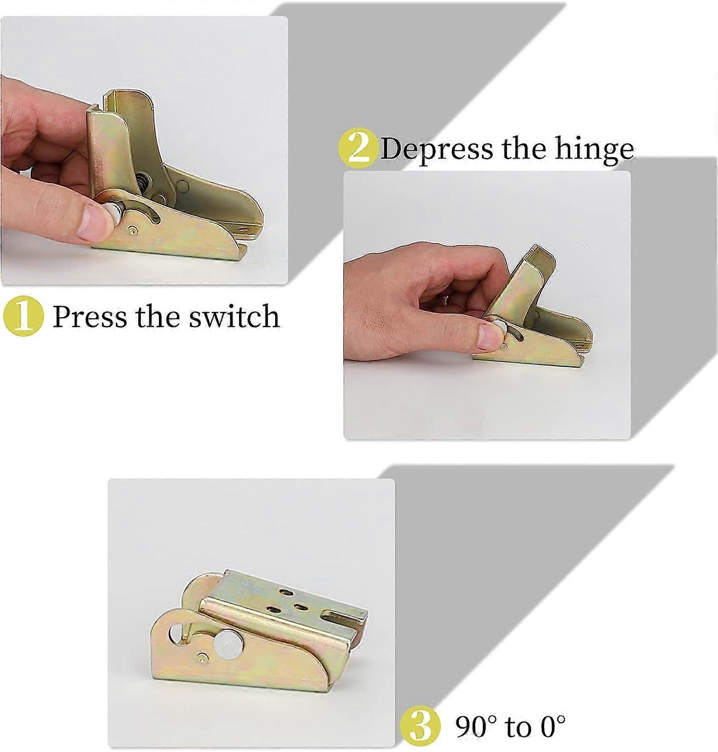 Folding Table Leg Parts Self-locking Hinges Leg and Gusset Accessories ...