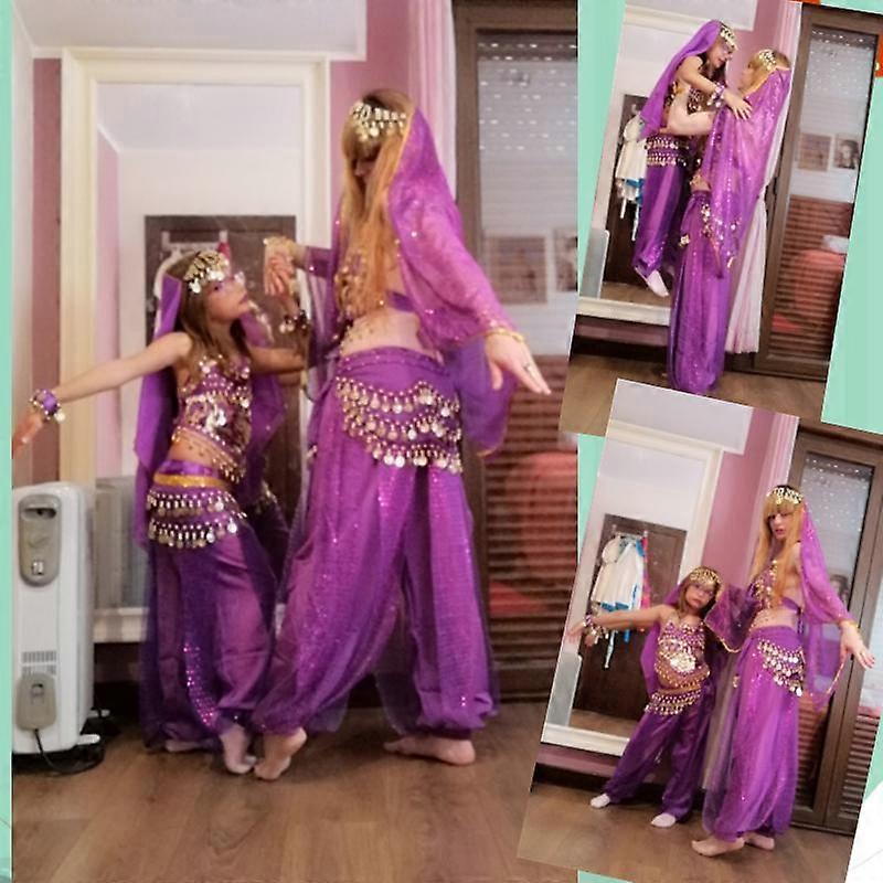 Children's Belly Dance Costume Set Oriental Dance Girls Belly Dance ...
