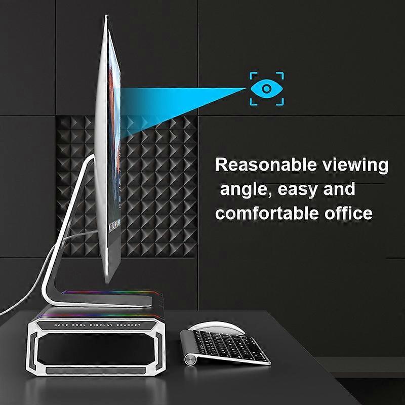 ICE COOREL T1 Monitor Increased Rack Foldable Laptop Stand With RGB ...