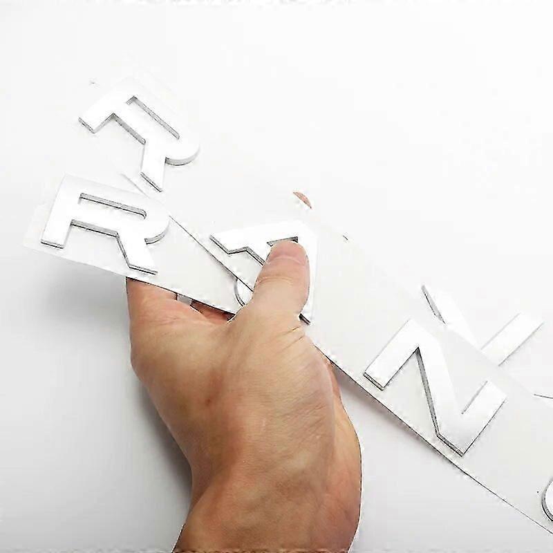 3d ABS Range Rover Logo Letters Car Front Hood Trunk Emblem Badge ...