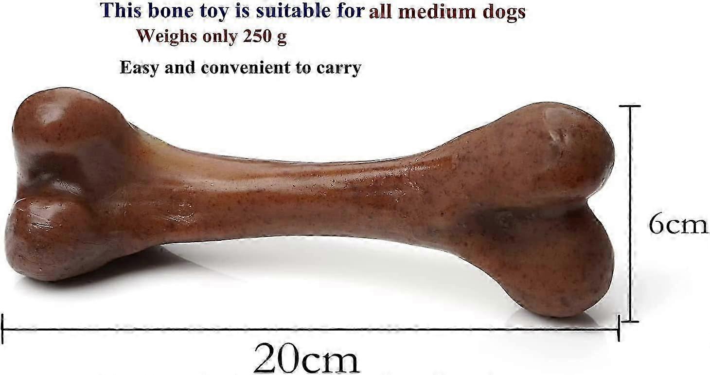 Dog Chew Toy, Aggressive Dog Chew Bone, Beef Flavor, Sturdy and Durable ...