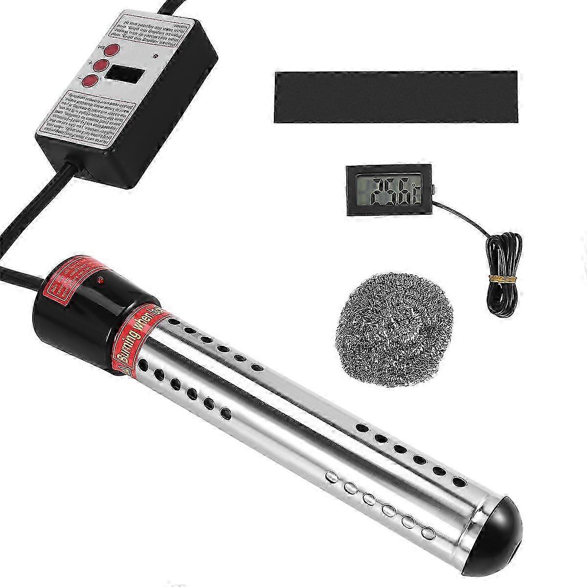 2500W Immersion Heater, Pool Heater Automatic Timer, Safe Pool Heating ...