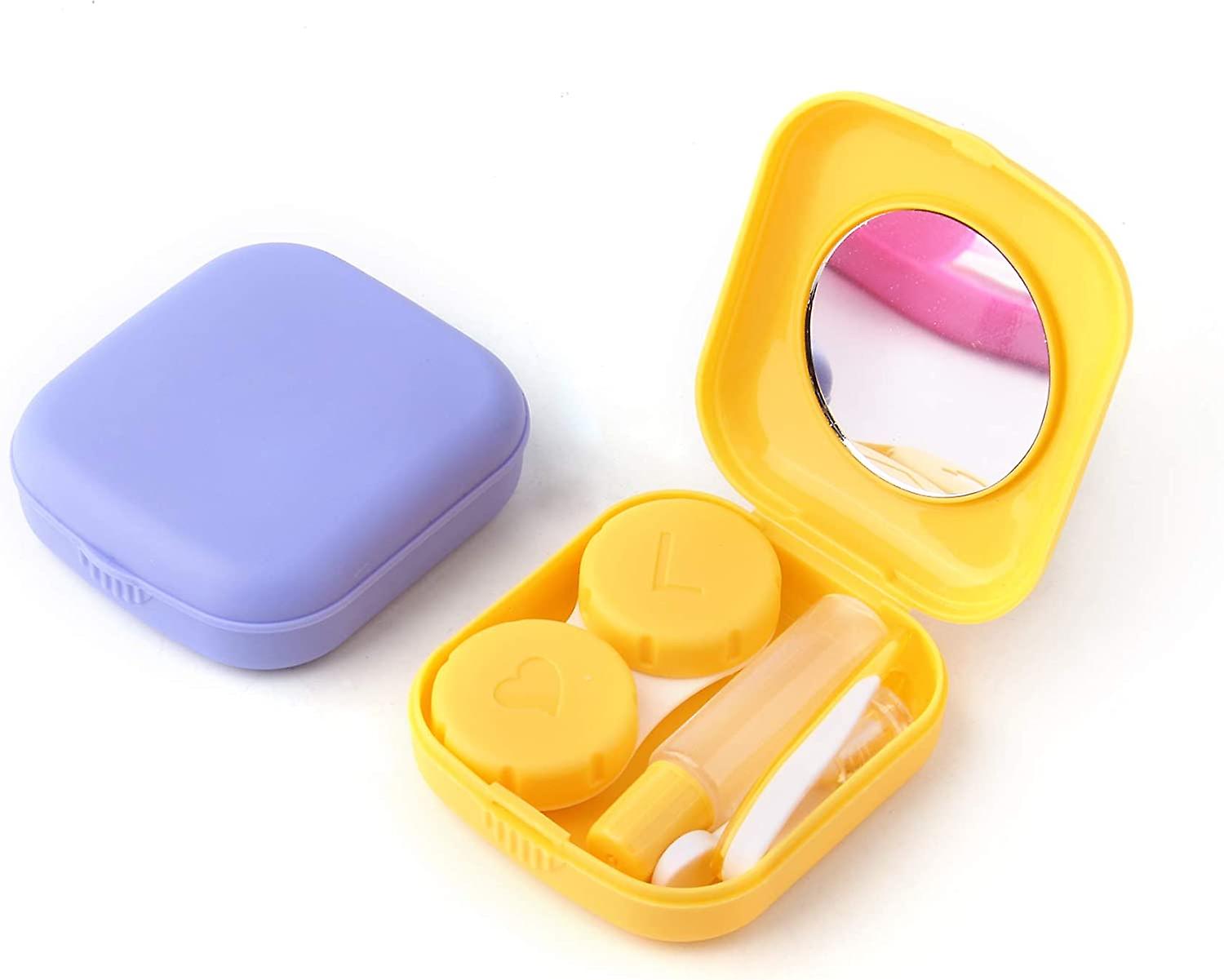 5 Pack Mini Travel Contact Lens Box Sets, Support Lens Box, Contact ...