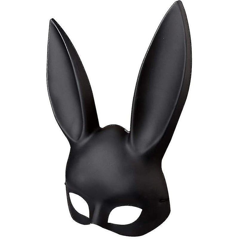 Bunny Mask Black Mask Mask Bunny Eye Mask With Ears Bunny Mask For ...