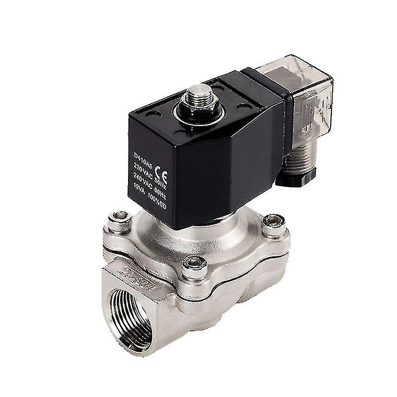 3/4" Stainless Steel 220v Water Solenoid Valve Normally Closed Dn20 Waterproof Solenoid Valve3/4 ...