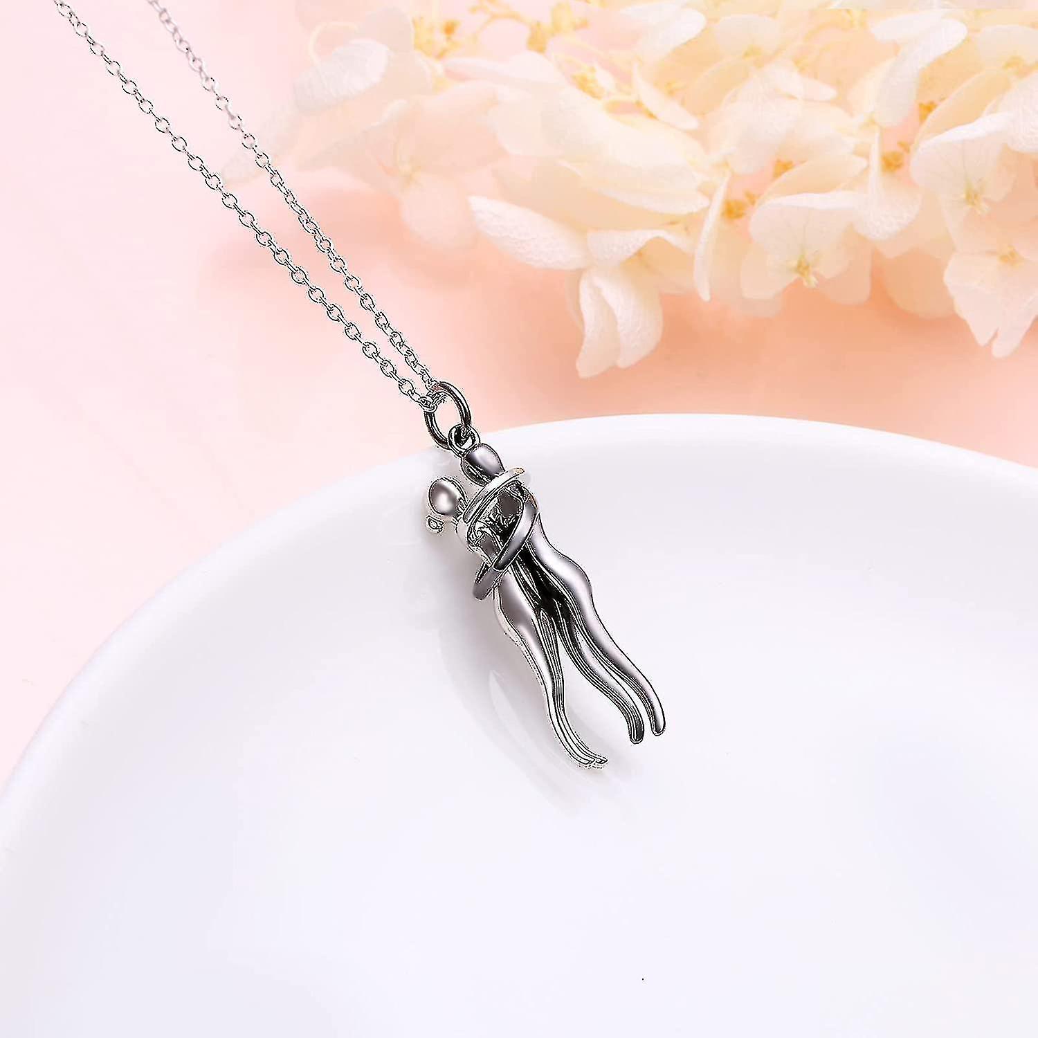 Hug Couple Necklace S925 Sterling Silver Hugging Necklace Beloved ...