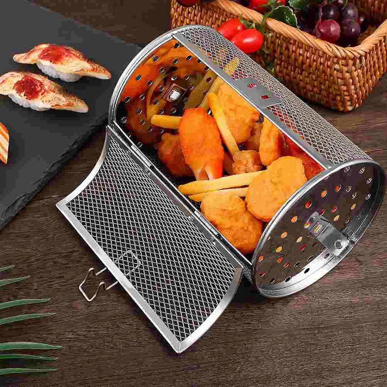 Air Fryer Rotisserie Oven Basket Kitchen Universal Grill Roaster ...