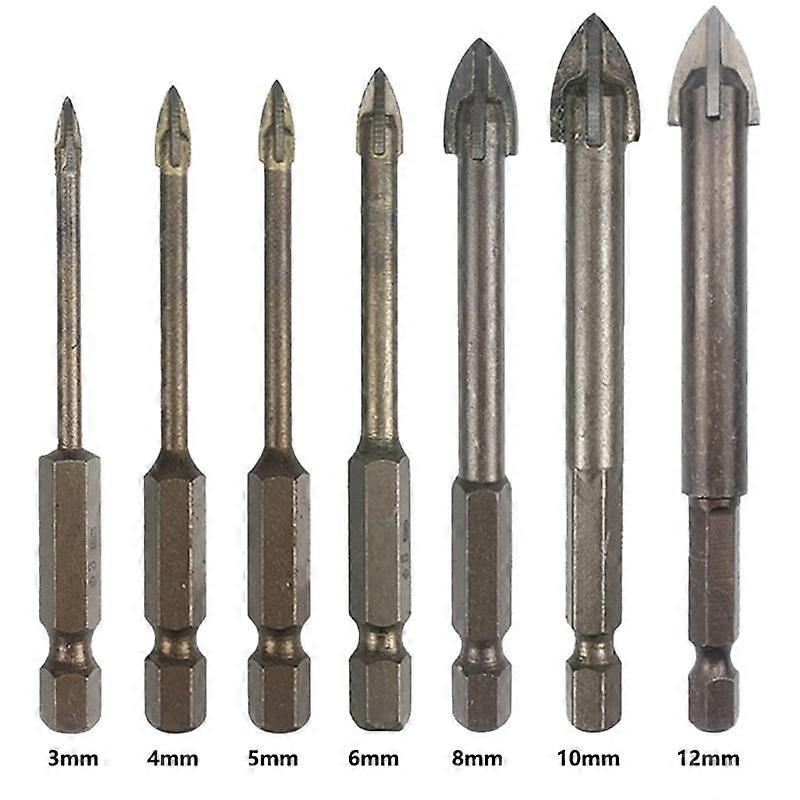 Tile Drill Bit Concrete Cement Drill Bit Multi-Function Punch Hole ...