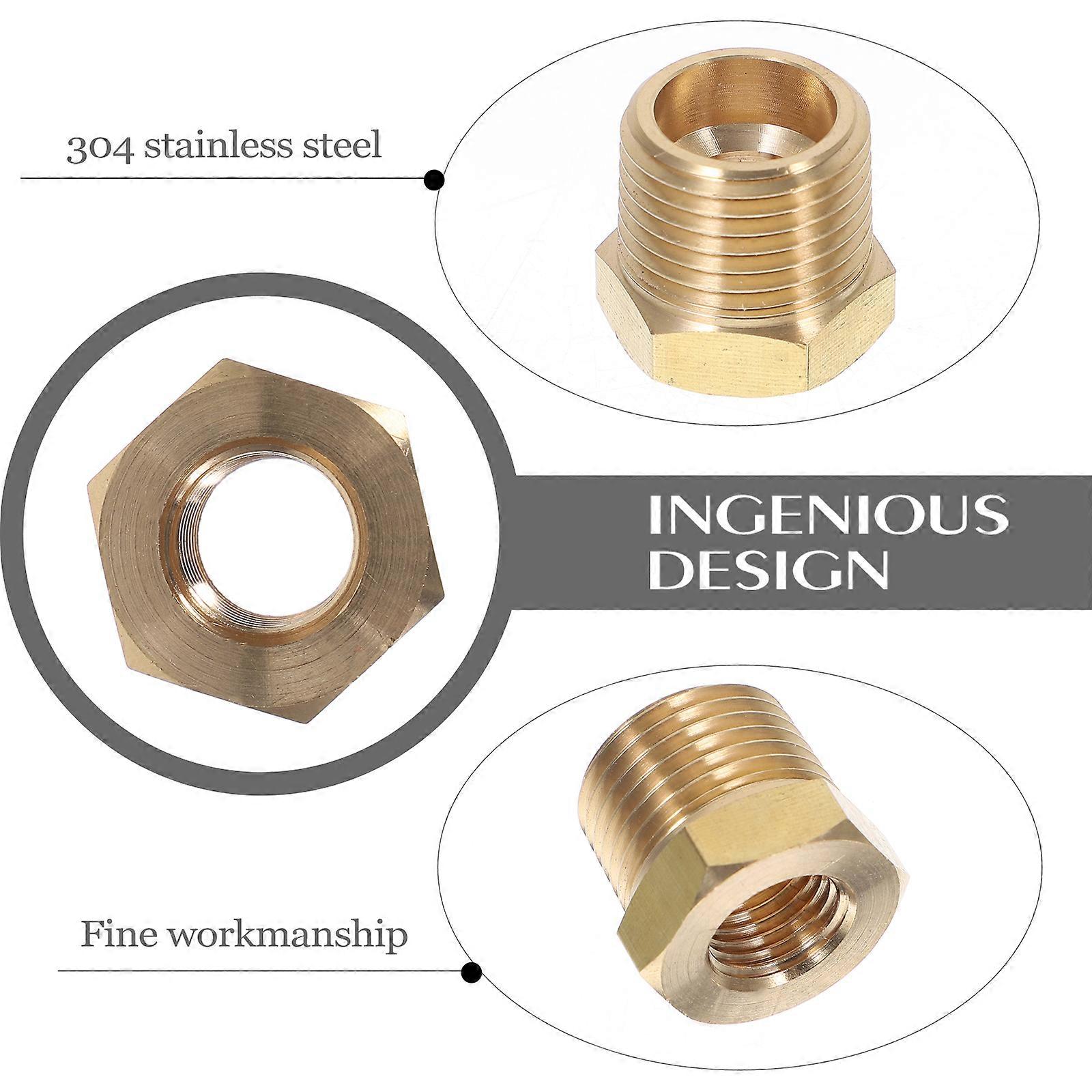 Hose Adapter Reducing Pipe Fitting Stainless Steel Reducer Hex Bushing ...