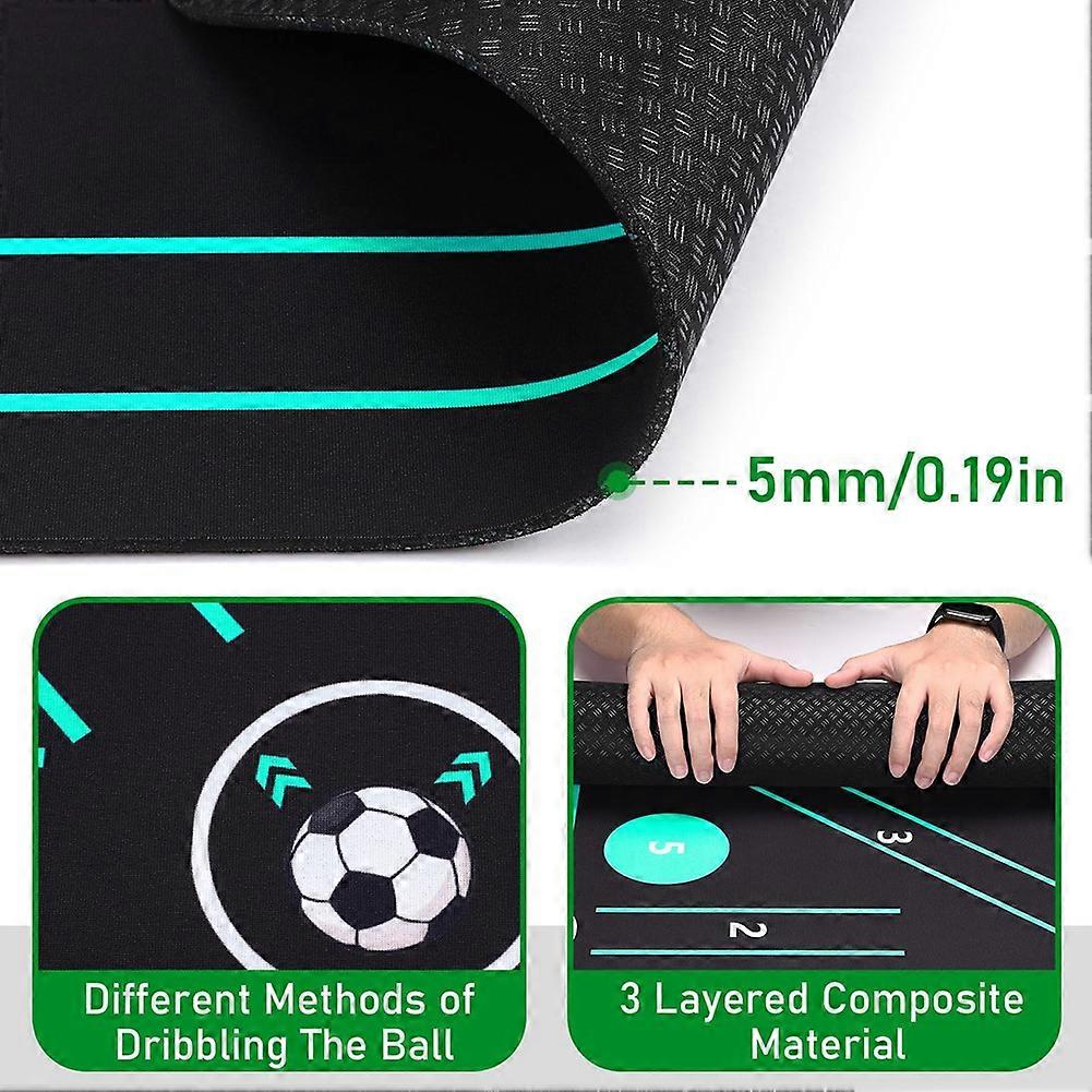 Football Kick Trainer, Soccer Footwork Training Mat, Posture Assistance ...