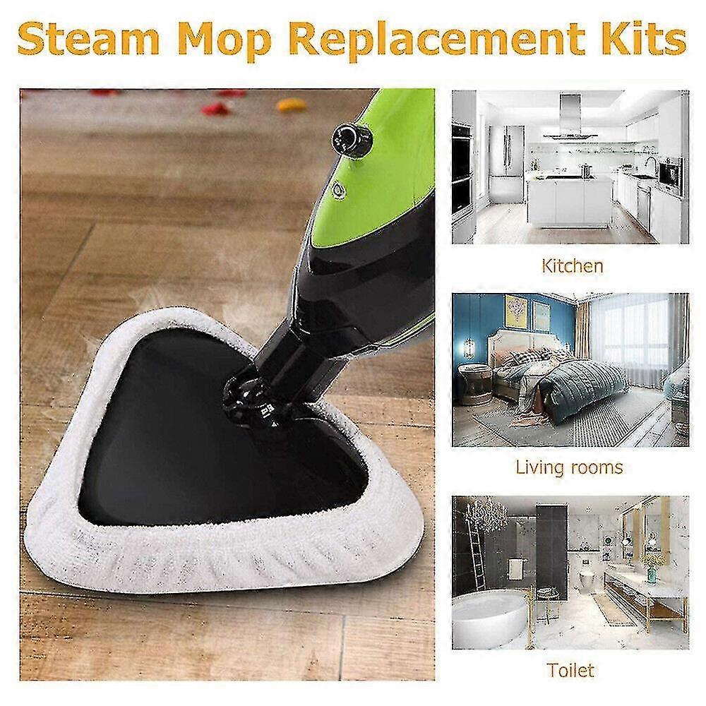 6pcs Microfiber H2o Mop Cleaning Cloth Pads Replacement Reusable ...