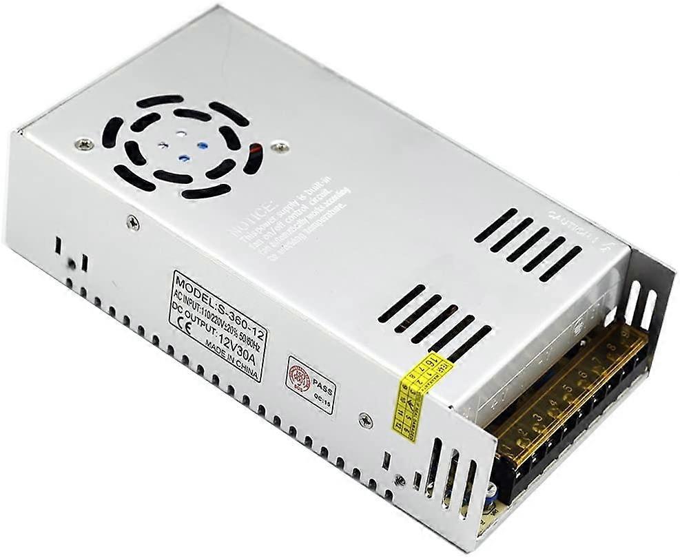 PIAO 12V 30A DC Universal Regulated Switching Power Supply 360W ...