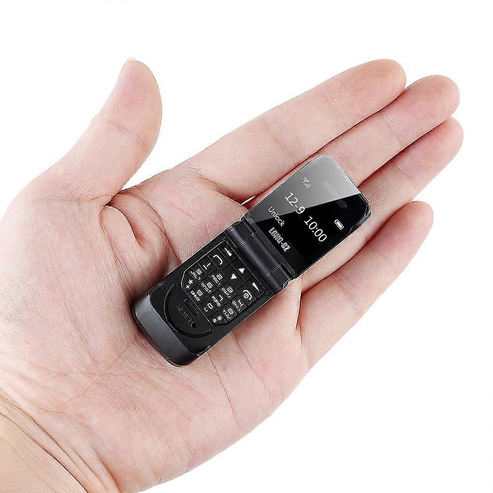 LONG-CZ J9 Flip Mobile Phone Bluetooth Dial Small Phone Supports 2G ...