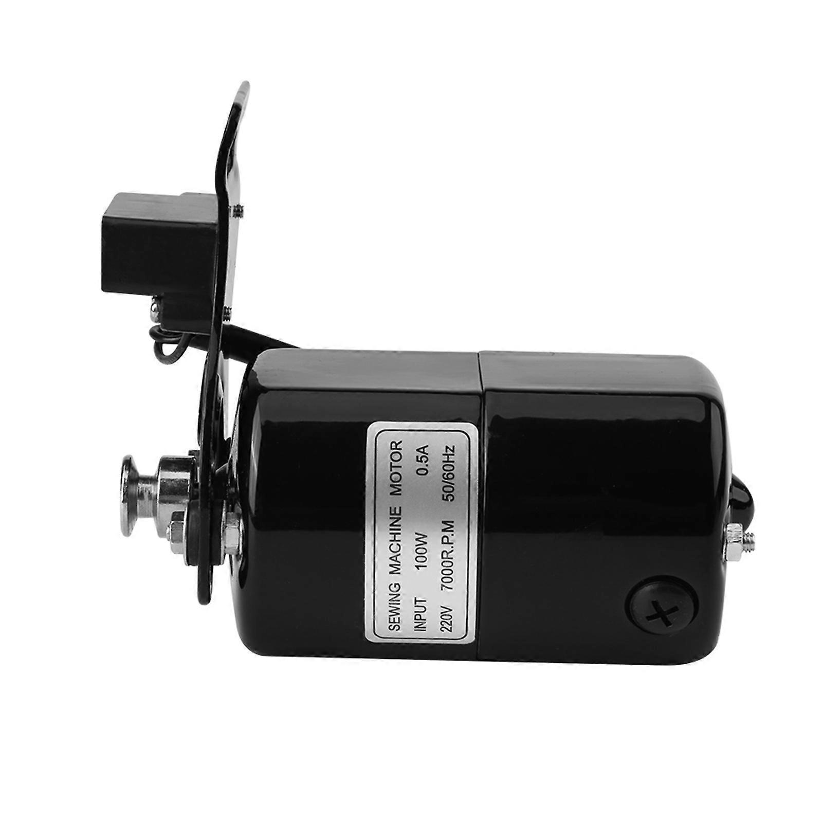 1Pcs 220V 100W Home Sewing Machine Motor 7000 RPM Kbracket 0.5 AMP EU ...