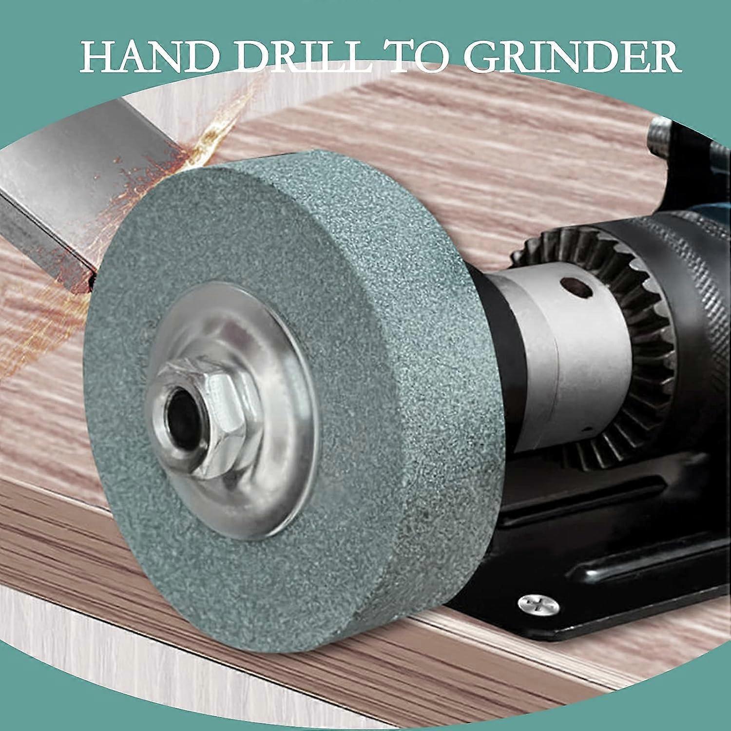 Grinding wheel adapter and grinding wheel for drill, metal grinding ...
