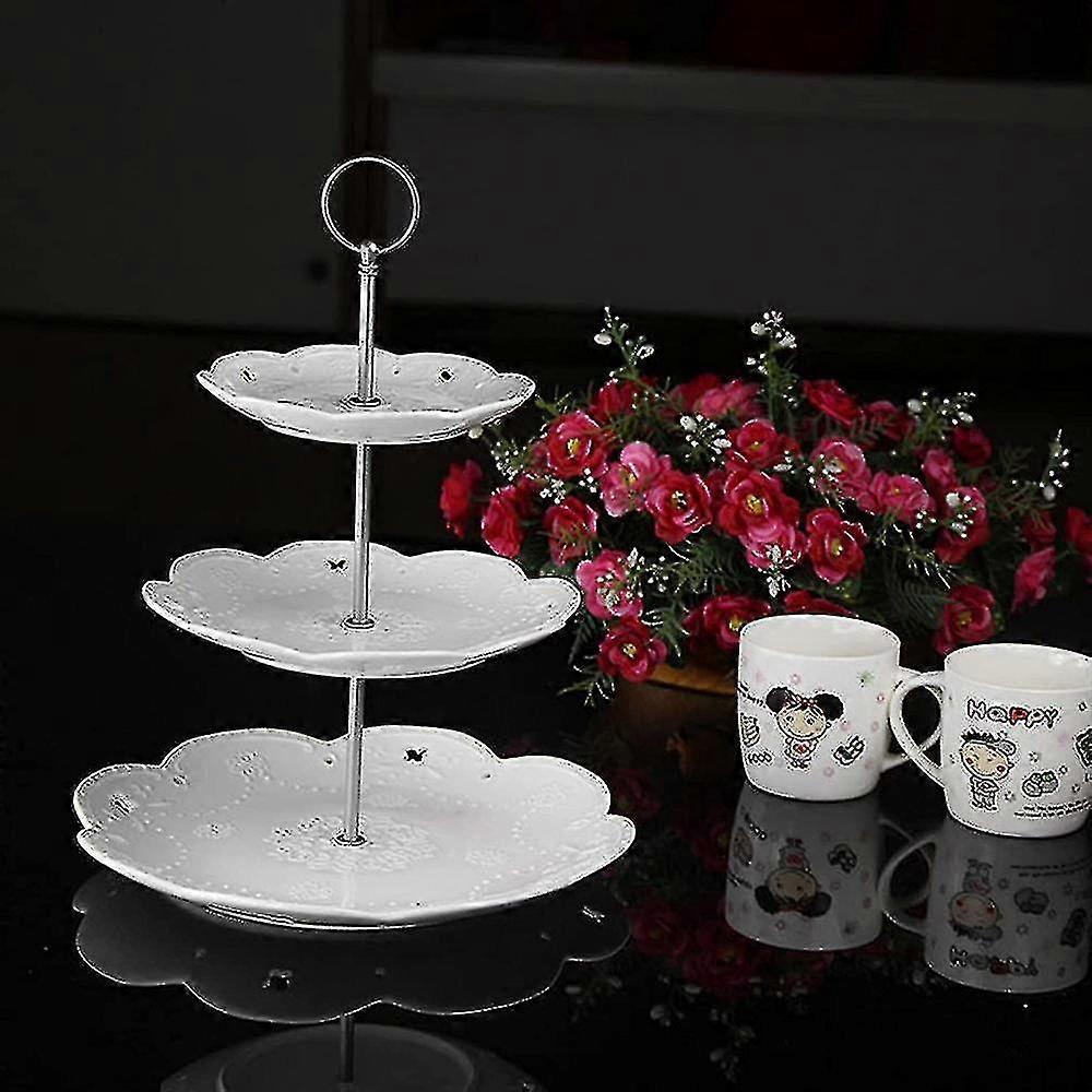 4 Sets 3-tier Cake Stand Hardware - Tiered Tray Hardware - Dessert ...