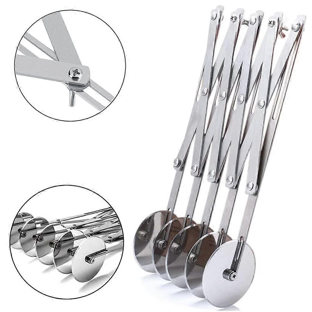 5 Wheel Dough Cutter, 5 Wheel Stainless Steel Cutter, Stainless Steel ...