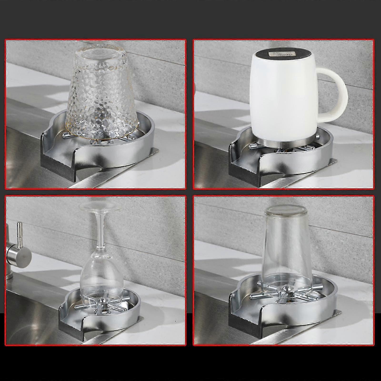 Automatic Glass Cup Washer Rinser Bar Glass Pitcher Rinser For Beer ...