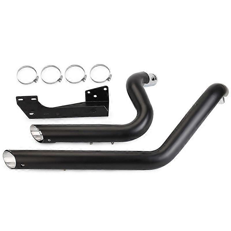Motorcycle Staggered Shortshot Exhaust Pipes For Harley Sportster Iron ...