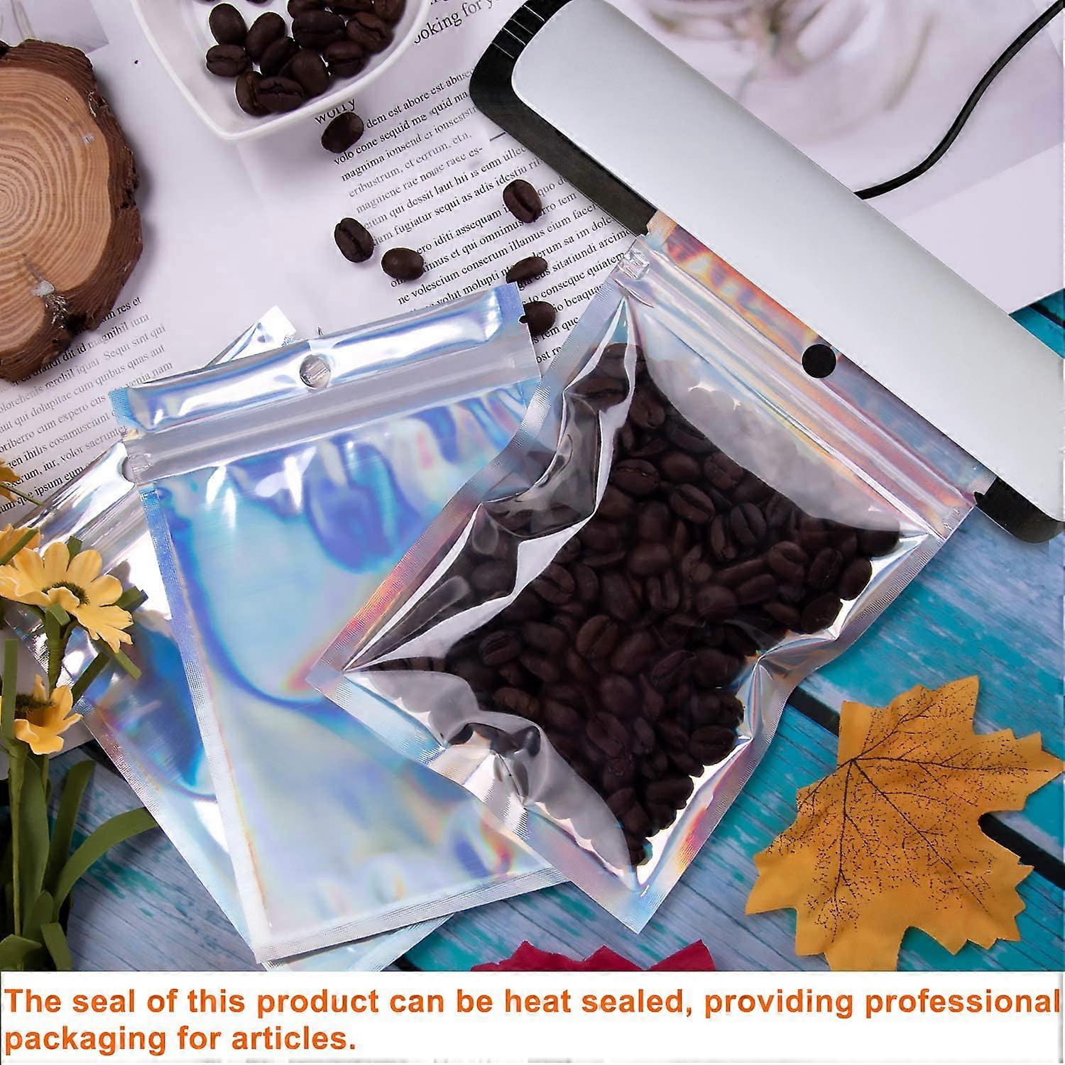 200 Pieces Resealable Deodorant Bags Foil Bags, Flat Transparent Self ...