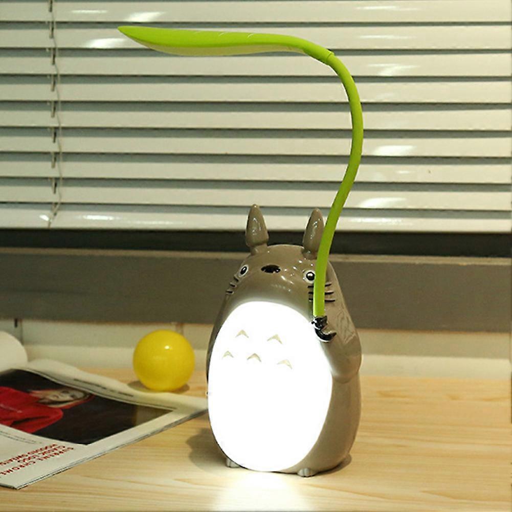 Creative Night Lights LED Cartoon Totoro Shape Lamps USB Rechargeable ...