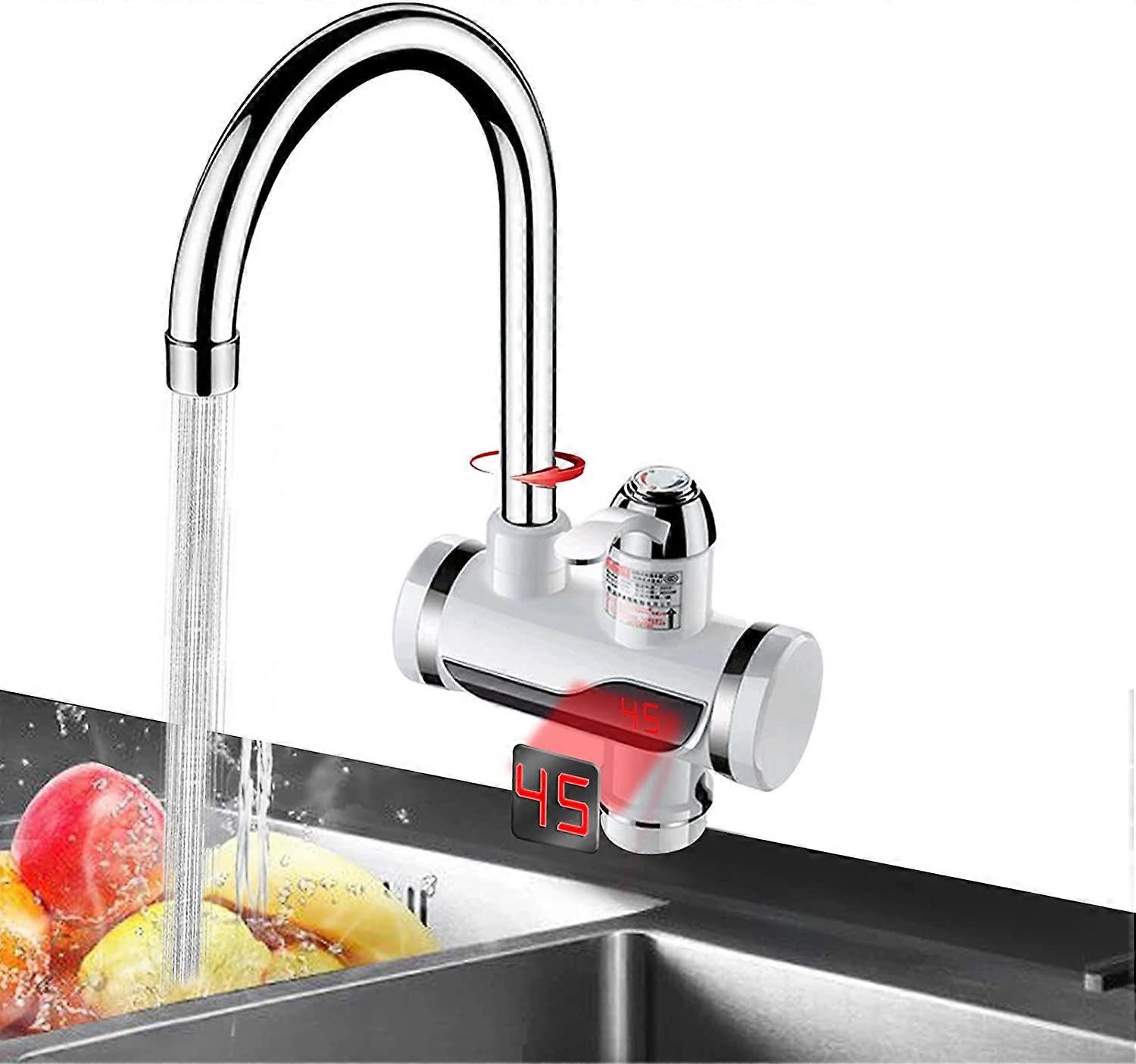 Electric Hot Water Taps, 220V Electric Instant Heater Tap with LED ...