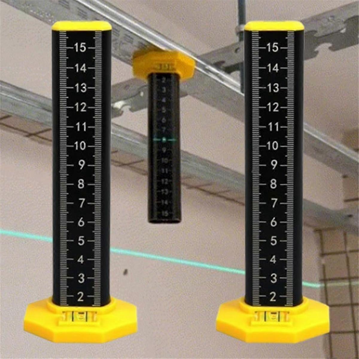 Ceiling and Floor Tile Height Ruler,Double-Sided Scale Dual Use ...
