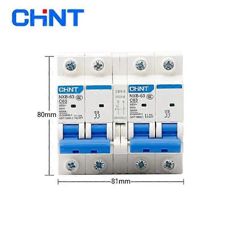 CHINT NXB-63 Dual Power Supply Interlock Switch New DZ47 Interlock ...