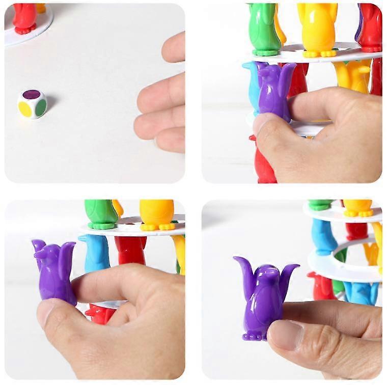 Penguin Tower Collapse Balance Game Toy For Children | Fruugo UK