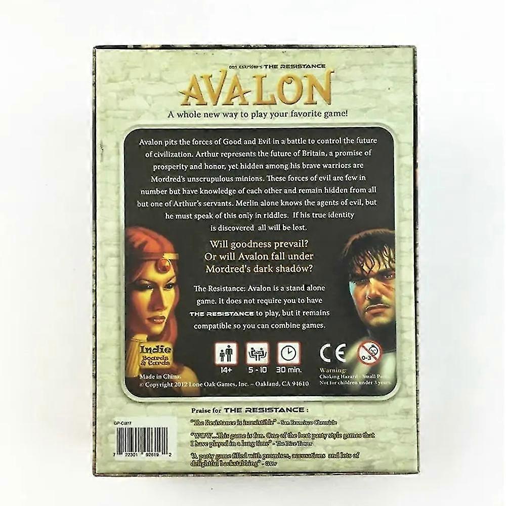 The Resistance Avalon Card Game Indie Board & Cards Social Deduction ...