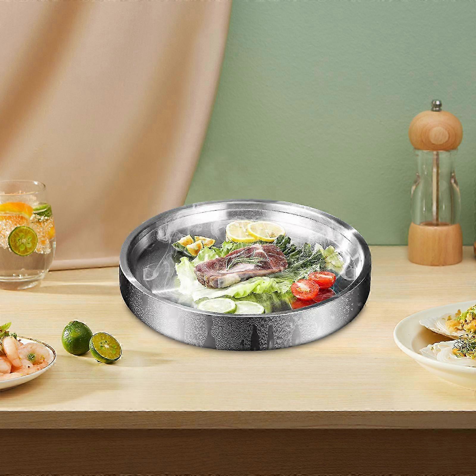 Chiller Bowl Seafood Serving Dish Ice Chilled Serving Tray Shallow Dish ...