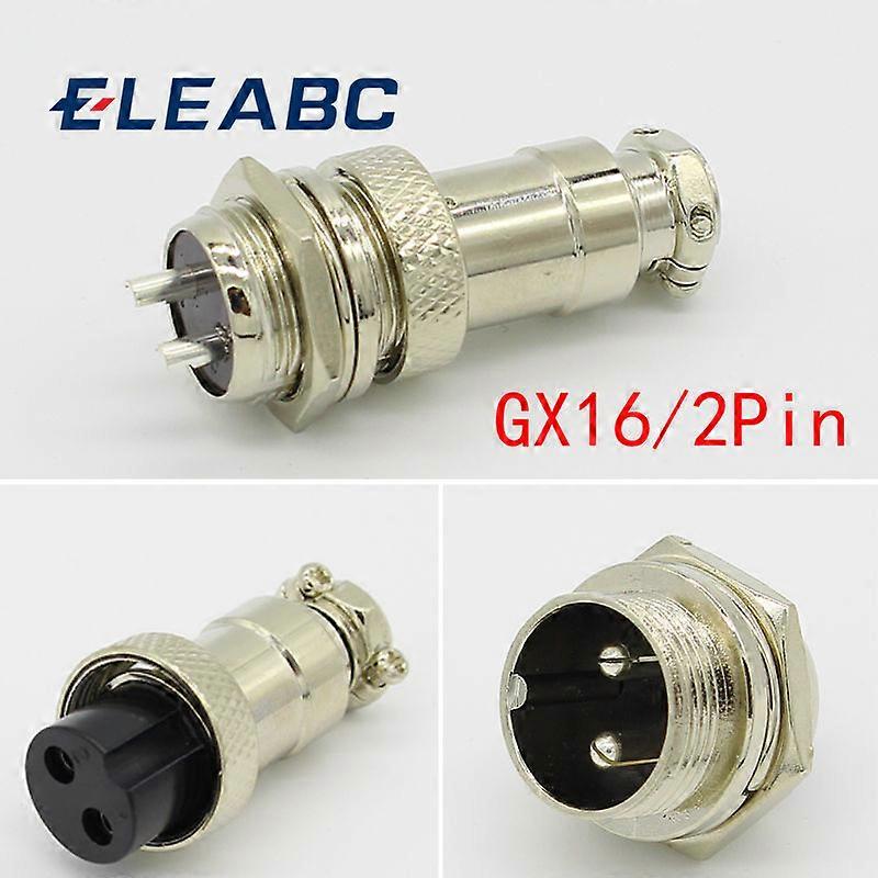 1set GX16 2 Pin Male & Female Diameter 16mm Wire Panel Connector L70 ...