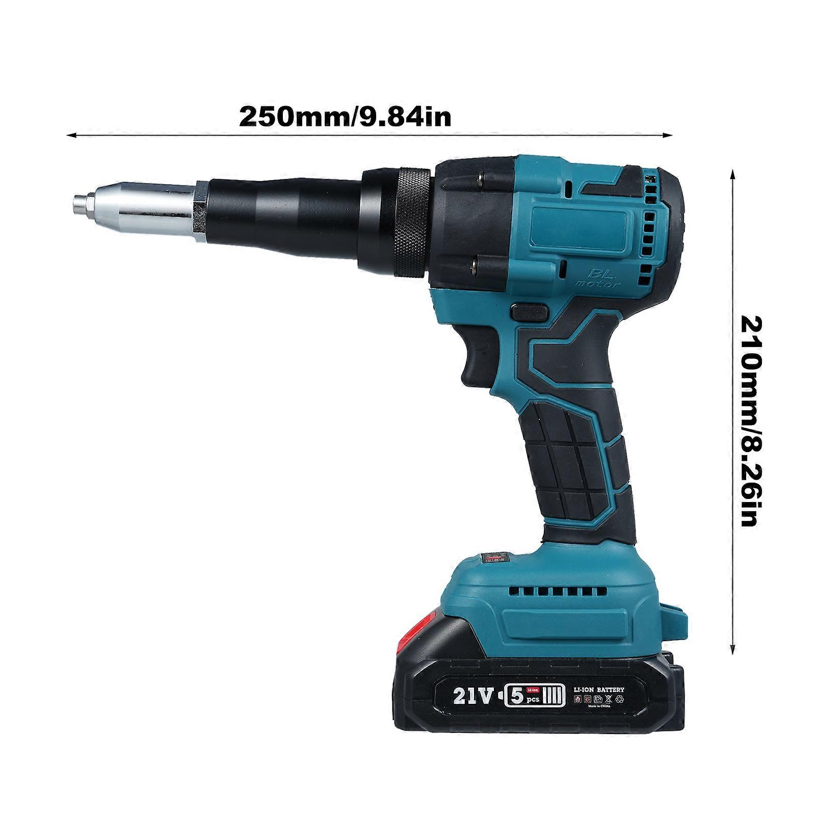 Lithium Battery Riveter Portable 21V Electric Automatic Brushless Blind ...