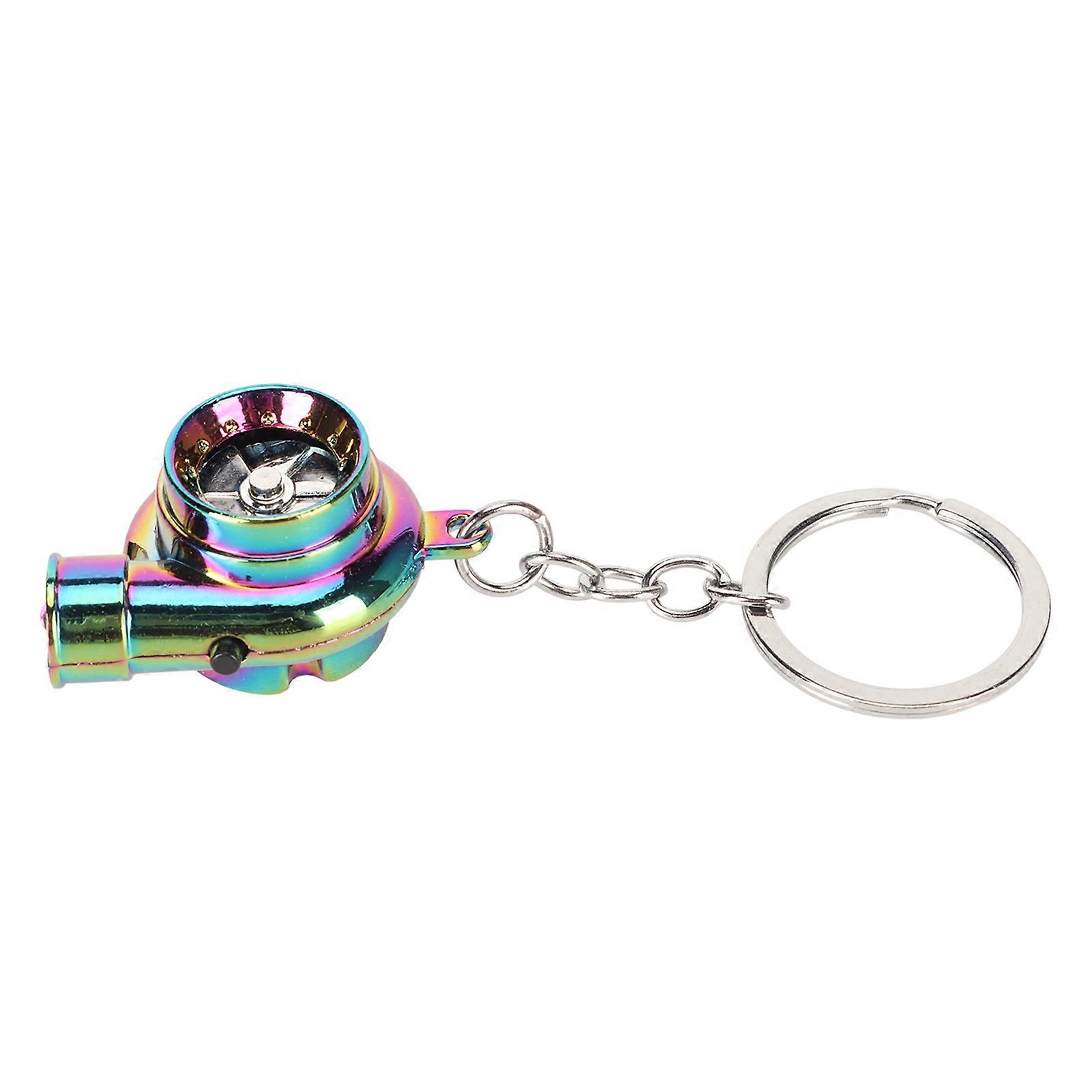 LED Turbo Keychain with Sound and Light Battery Powered Metal Electric ...