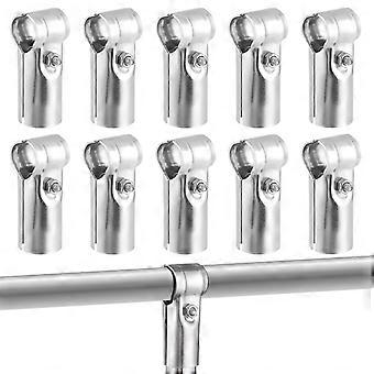 10 Packs T Pipe Clamps Heavy-Duty 201 Stainless Steel T Pipe Connectors ...